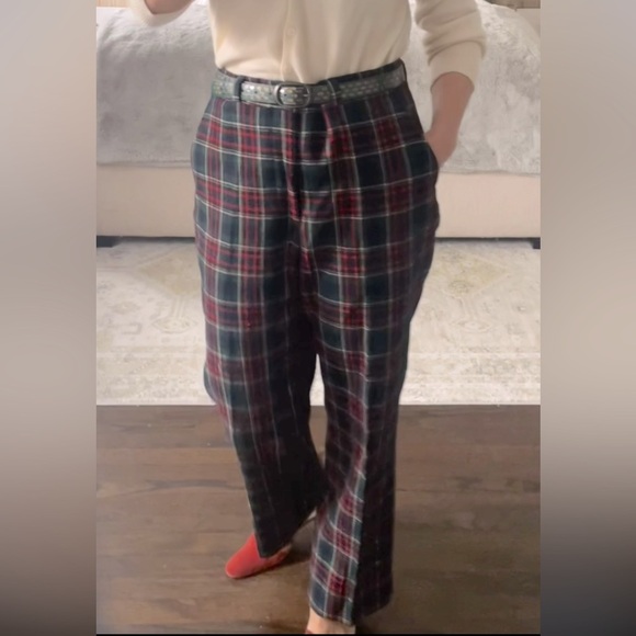 Pendleton | Pants | Vintage Pendleton Plaid Wool Trousers | Poshmark